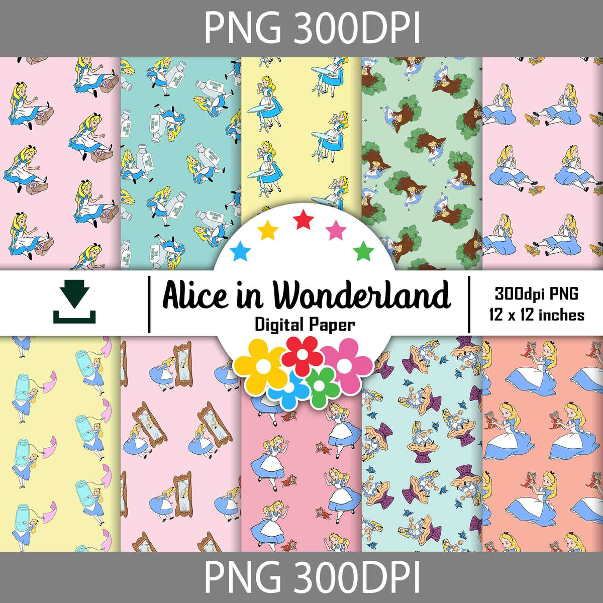 Cute Seamless pattern, Digital Papers, Scrapbook Papers, Pattern Paper ...