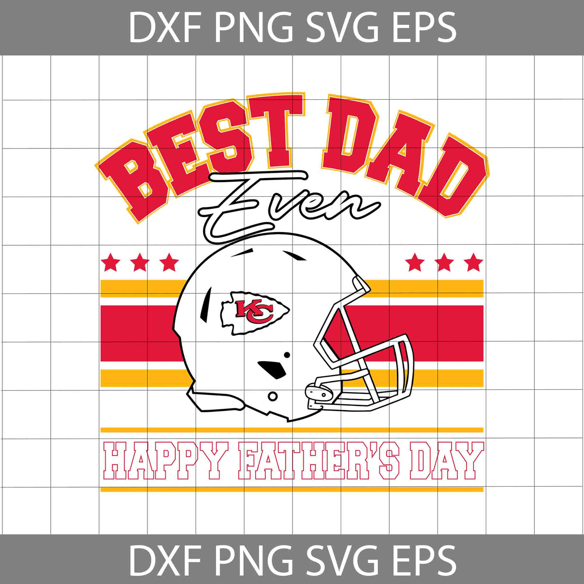 Kansas City Chiefs, Kansas City Chiefs Svg, NFL, NFL Svg, Best Dad Ever Svg, Father's Day Svg ...
