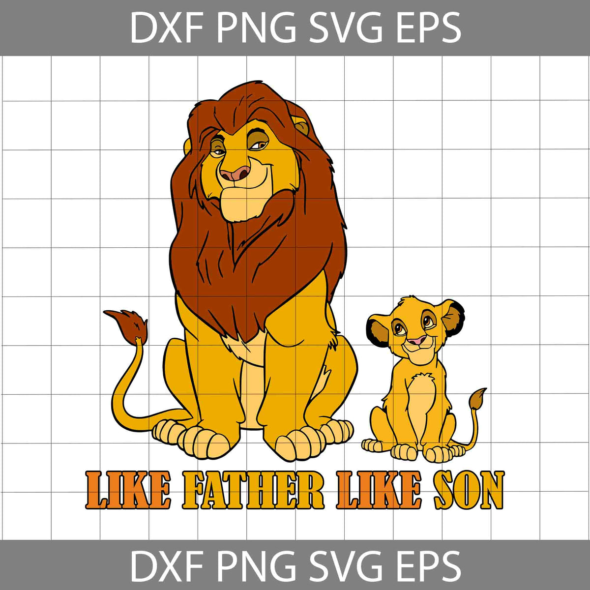 The Lion King Svg, Dad Svg, Cartoon Svg, Father's Day Svg, Cricut File ...