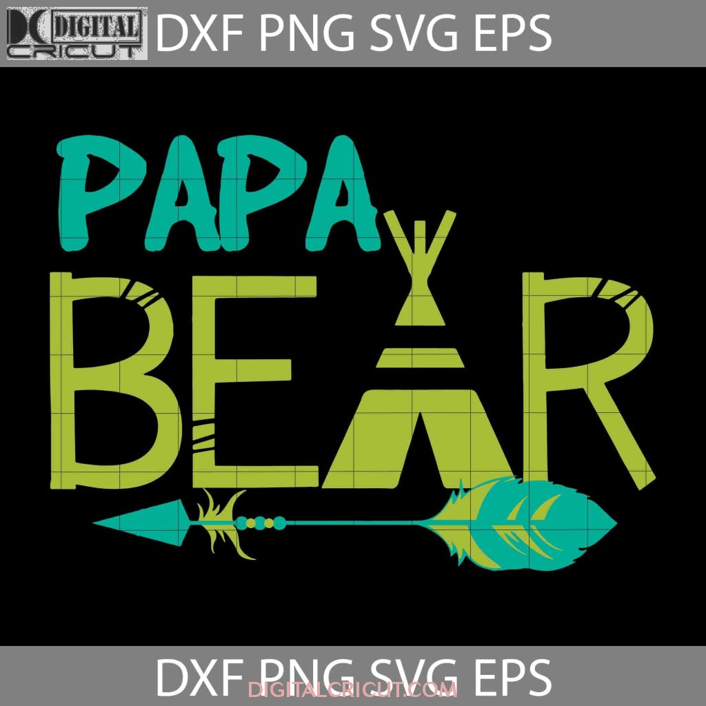Papa Bear SVG, Papa SVG, Bear SVG, Happy Fathers day Svg, Father's Day ...