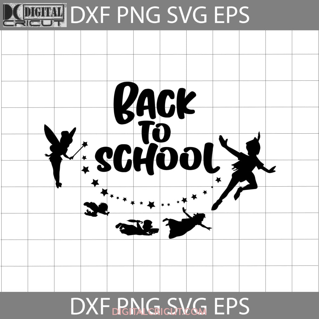 Peter Pan Black And White Clipart