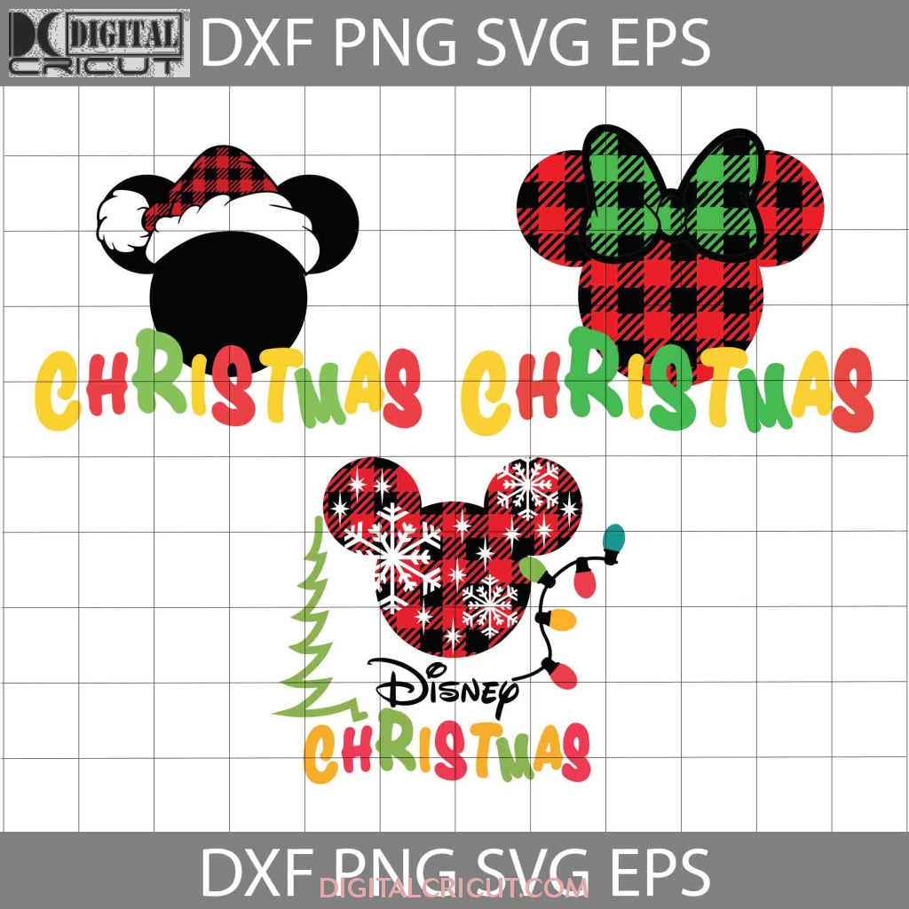Santa Buffalo Plaid Svg, Bundle, Santa Svg, Christmas Svg, Cricut File ...