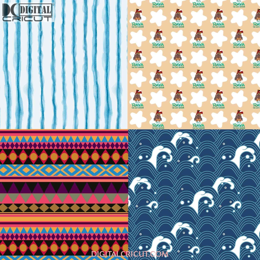 Dragon Seamless Pattern, Digital Papers, Scrapbook Papers, Pattern ...