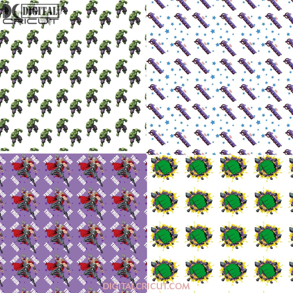 Seamless Pattern, Digital Papers, Scrapbook Papers, Pattern Paper ...