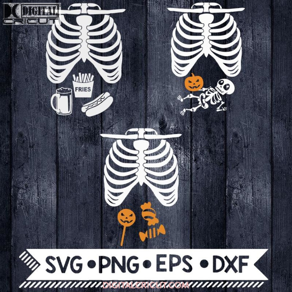 Matching family halloween skeleton, Maternity halloween, skeleton svg ...