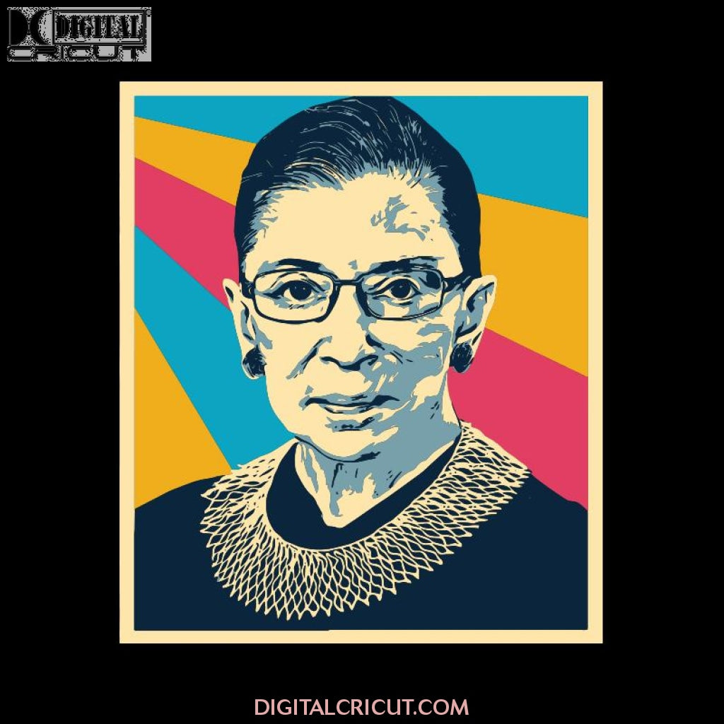 Ruth Bader Ginsburg Svg, Notorious Svg, RBG Svg, Cricut File, Clipart ...