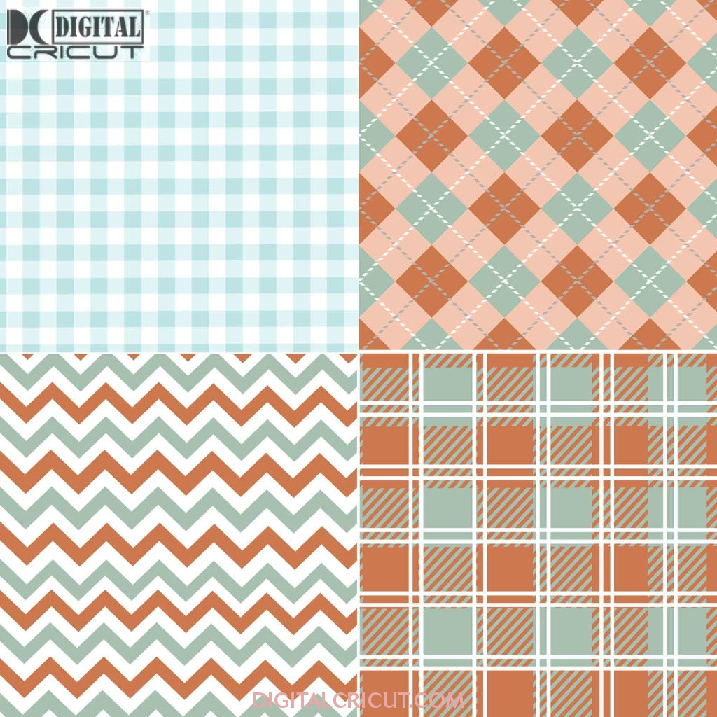 Summer Blooms, Flowers Seamless Pattern, Digital Papers, Scrapbook ...