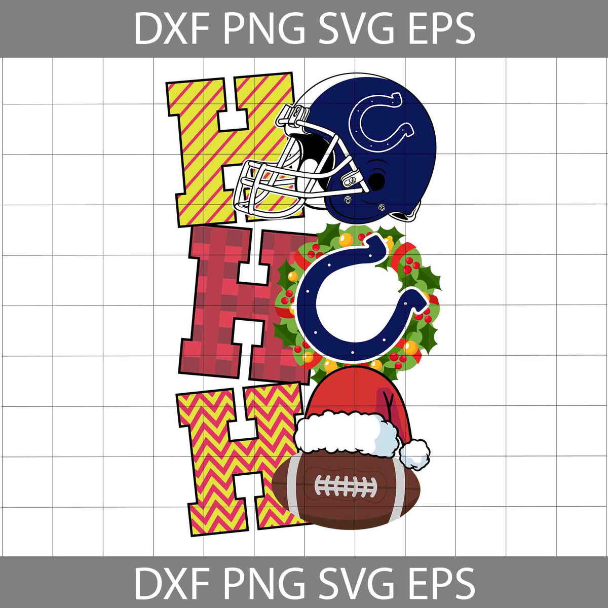 Ho Ho Ho Svg, Indianapolis Colts, Indianapolis Colts Svg, NFL, NFL Svg ...