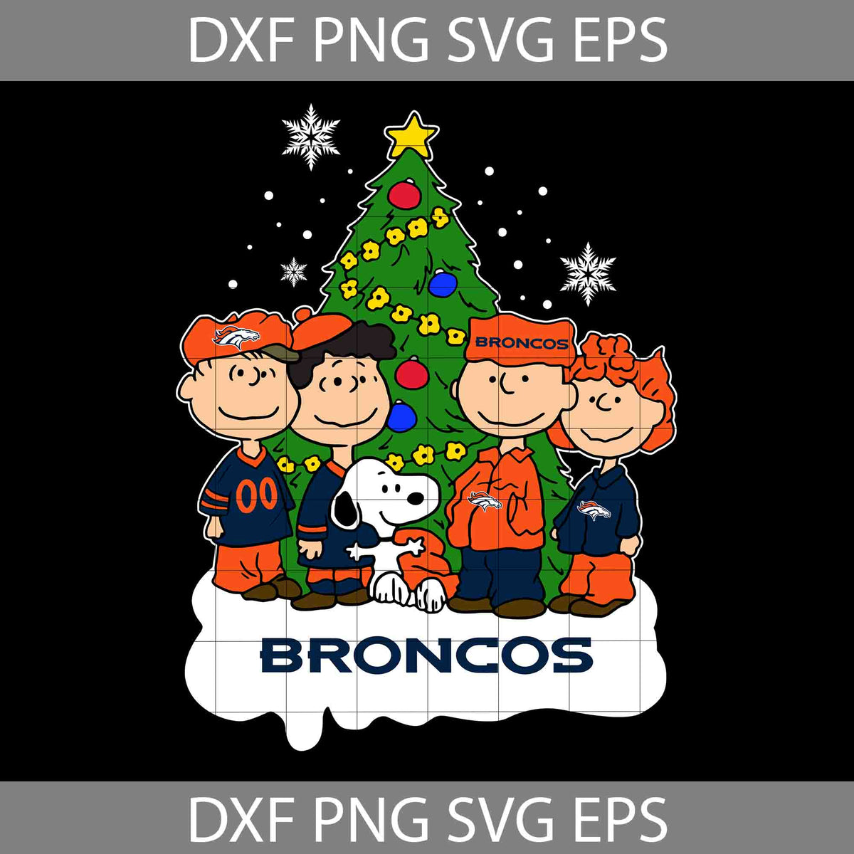 Snoopy The Peanuts Denver Broncos, Denver Broncos Svg, Snoopy Christmas ...
