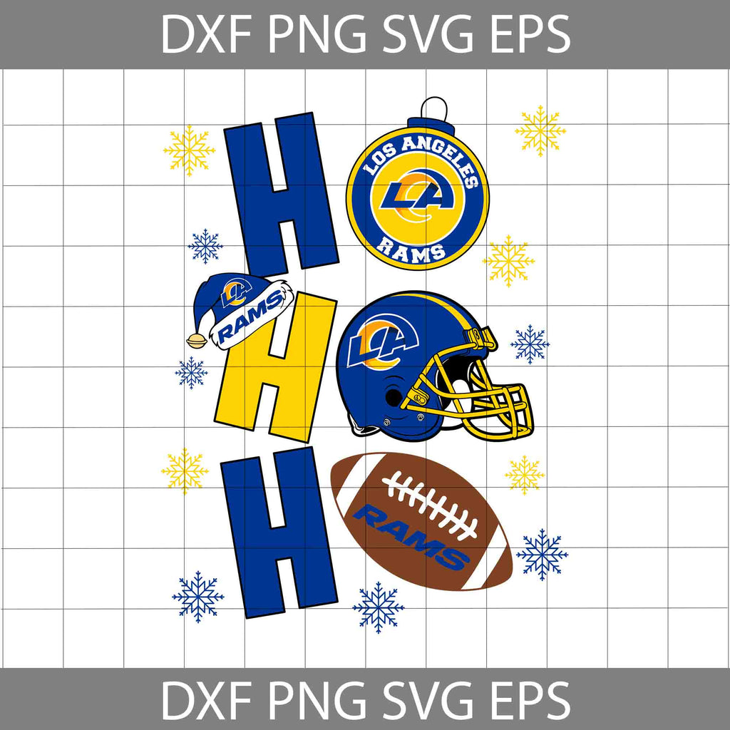 Los Angeles Rams, Los Angeles Rams Svg, NFL, NFL Svg, Hohoho Los ...