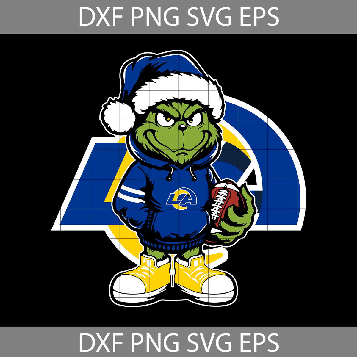 Los Angeles Rams, Los Angeles Rams Svg, NFL, NFL Svg, Baby Grinch Los ...