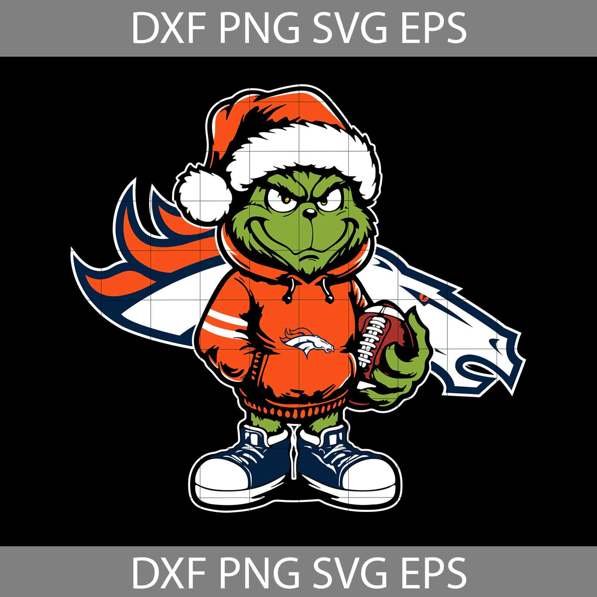 Denver Broncos, Denver Broncos Svg, NFL, NFL Svg, Baby Grinch Denver ...