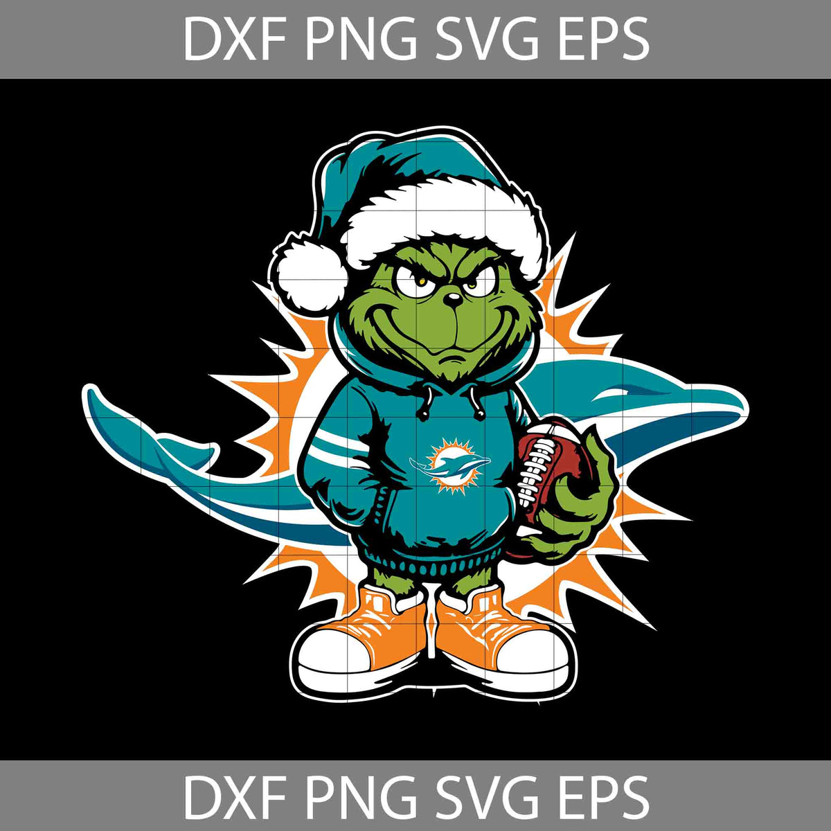 Miami Dolphins, Miami Dolphins Svg, NFL, NFL Svg, Baby Grinch Miami ...