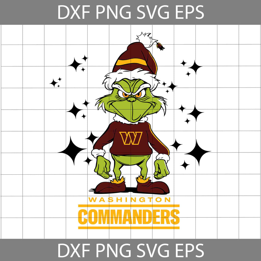 Washington Commanders, Washington Commanders Svg, NFL, NFL Svg, Grinch ...