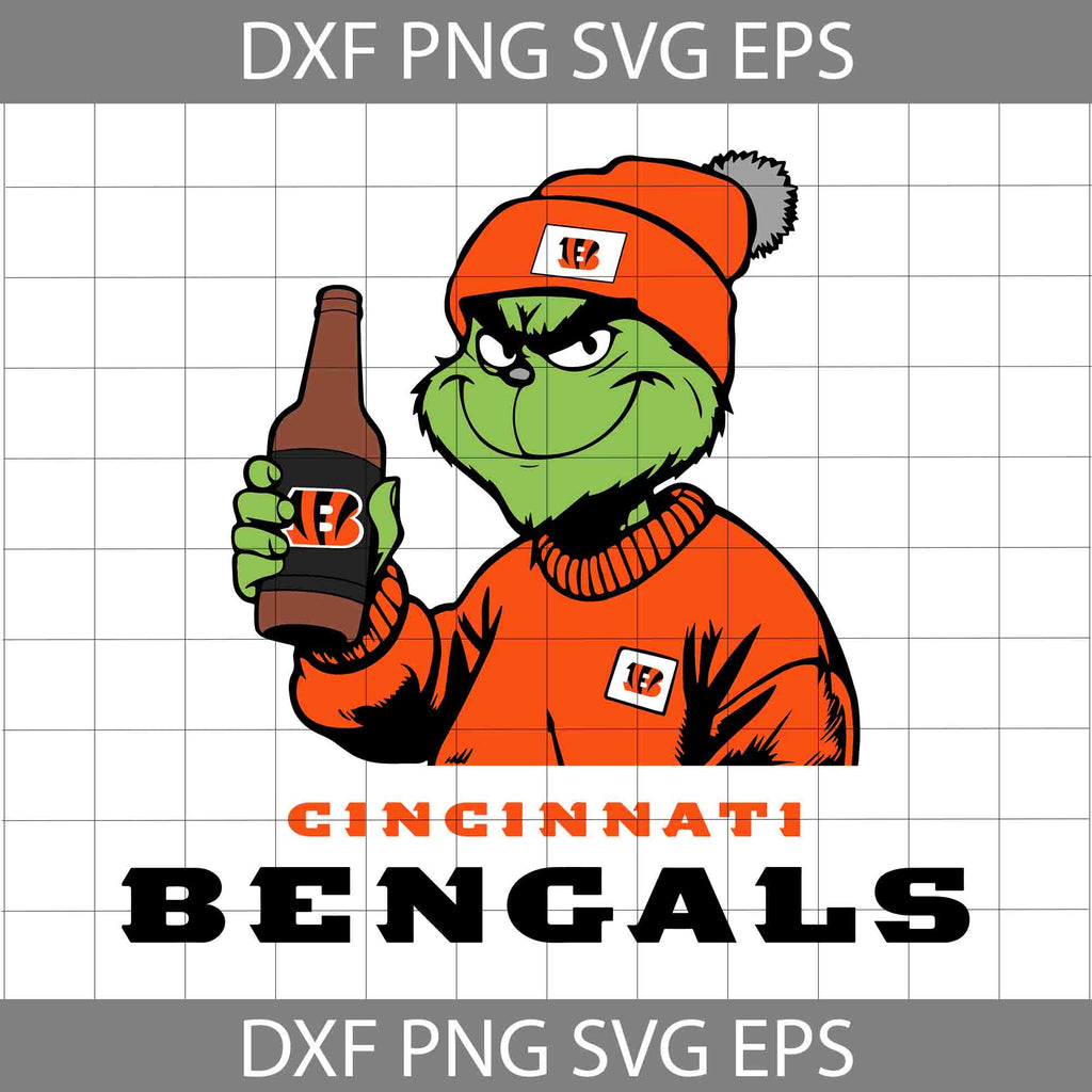 Cincinnati Bengals, Cincinnati Bengals Svg, NFL, NFL Svg, Grinch ...