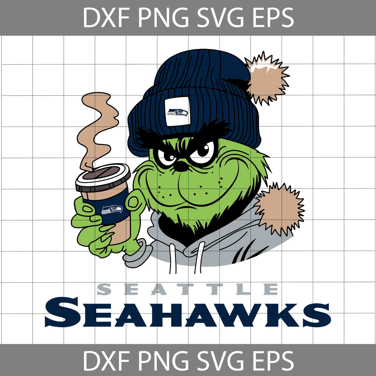 Seattle Seahawks, Seattle Seahawks Svg, NFL, NFL Svg, Grinch Coffee ...