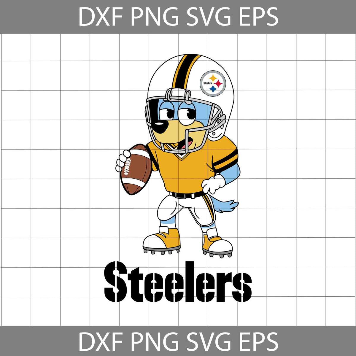 Pittsburgh Steelers, Pittsburgh Steelers Svg, NFL, NFL Svg, Bluey Rugby ...