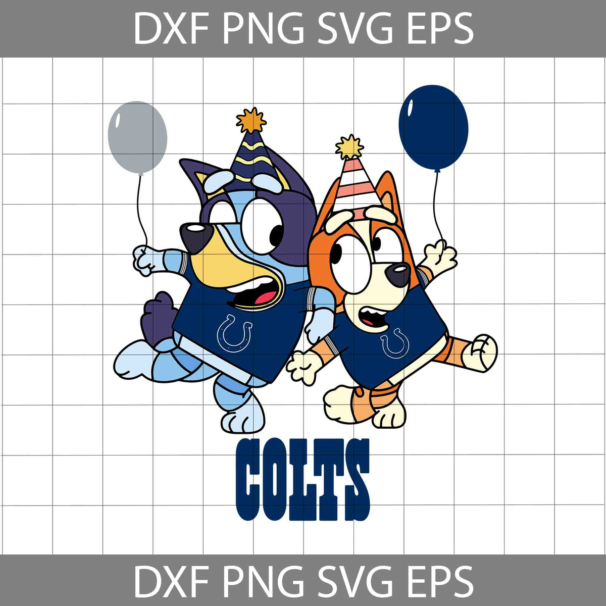 Indianapolis Colts, Indianapolis Colts Svg, NFL, NFL Svg, Bluey And ...