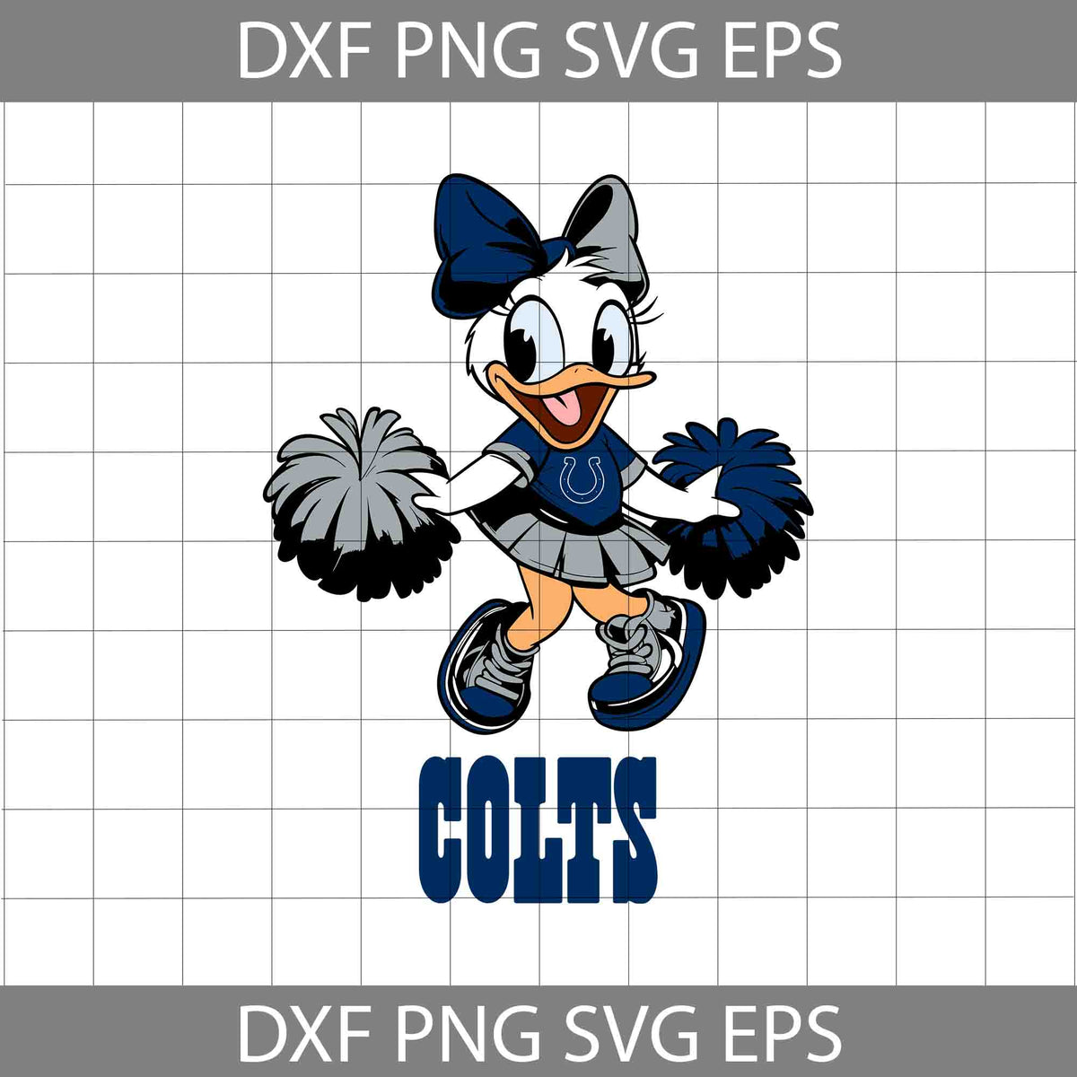 Indianapolis Colts, Indianapolis Colts Svg, NFL, NFL Svg, Daisy Duck ...
