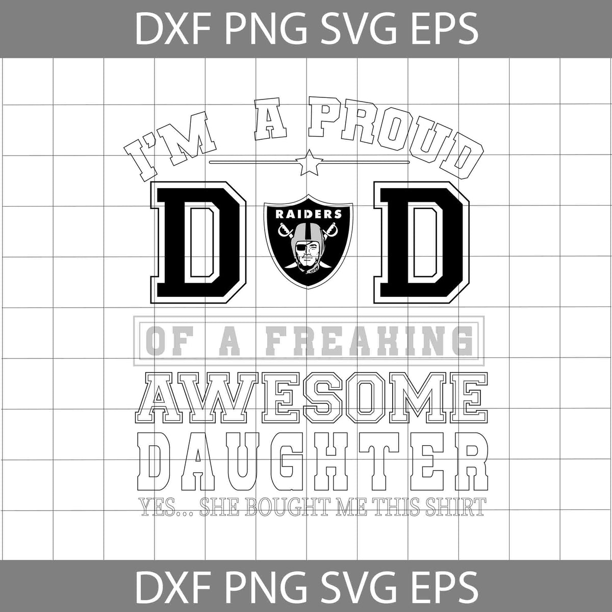 Las Vegas Raiders, Las Vegas Raiders Svg, NFL, NFL Svg, Im A Proud Dad ...