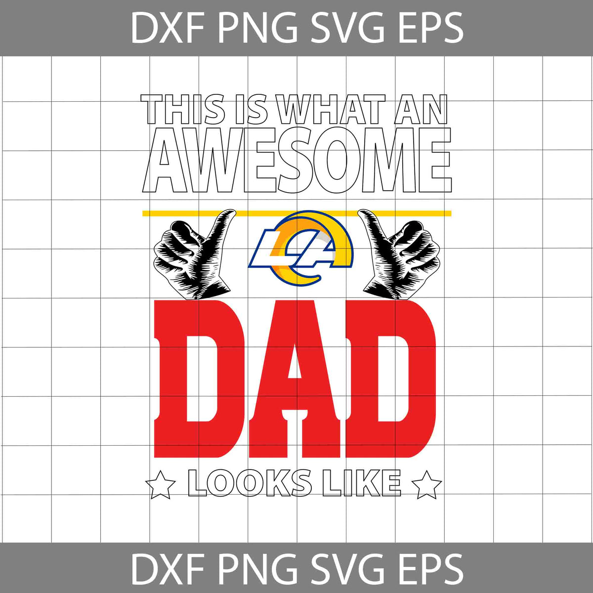 Los Angeles Rams, Los Angeles Rams Svg, NFL, NFL Svg, This Is What An ...