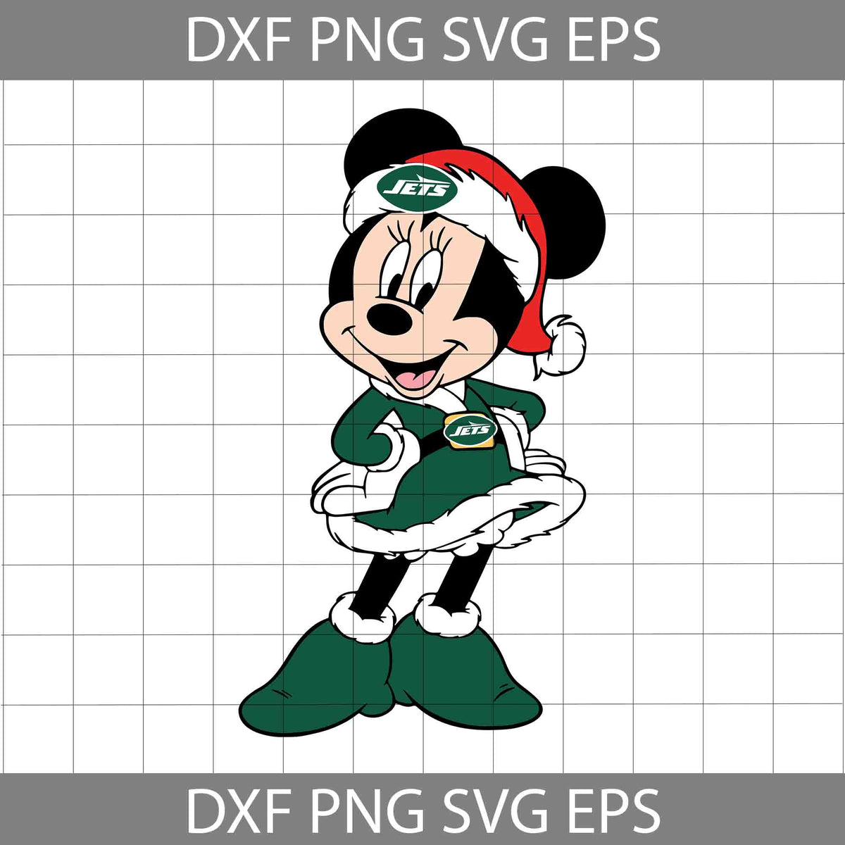 New York Jets, New York Jets Svg, Minnie New York Jets Svg, NFL, NFL ...