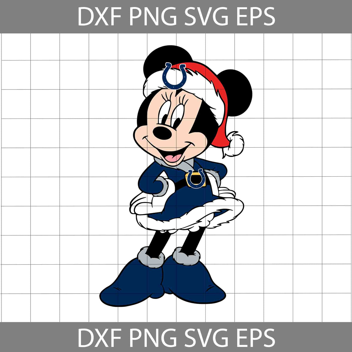 Indianapolis Colts, Indianapolis Colts Svg, Minnie Indianapolis Colts ...