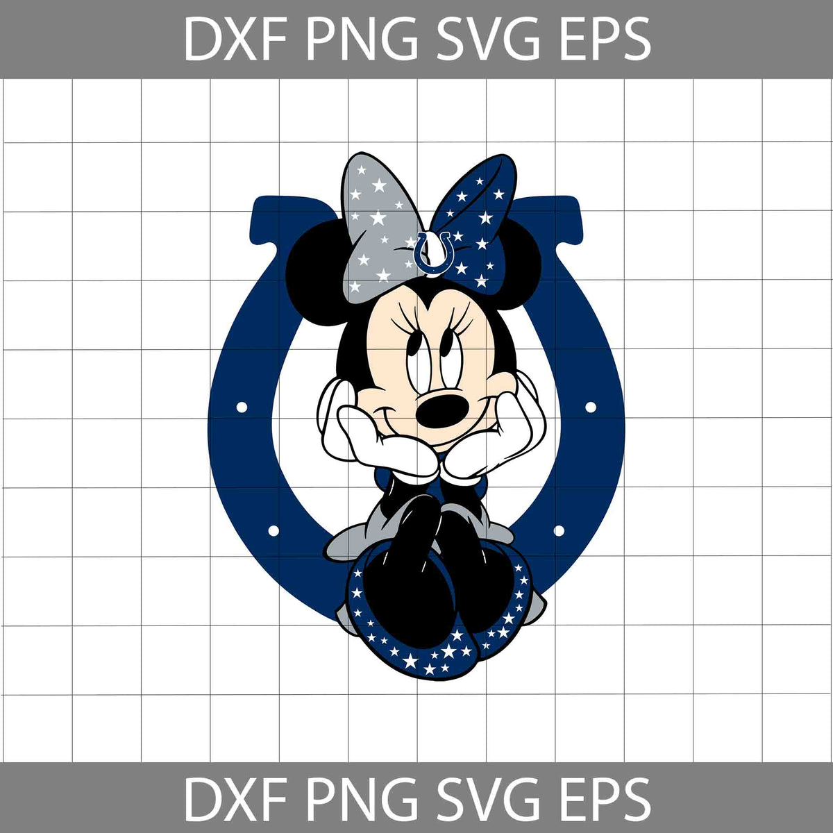 Indianapolis Colts, Indianapolis Colts Svg, NFL, NFL Svg, Cute Minnie ...