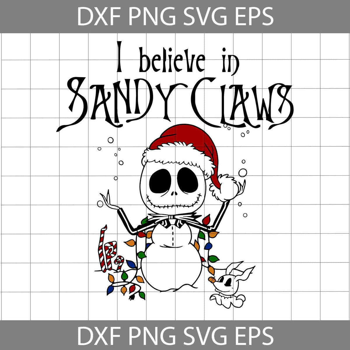 I Believe In Sandy Claws Svg, Christmas Svg, Sandy Claws Svg, Cartoon ...