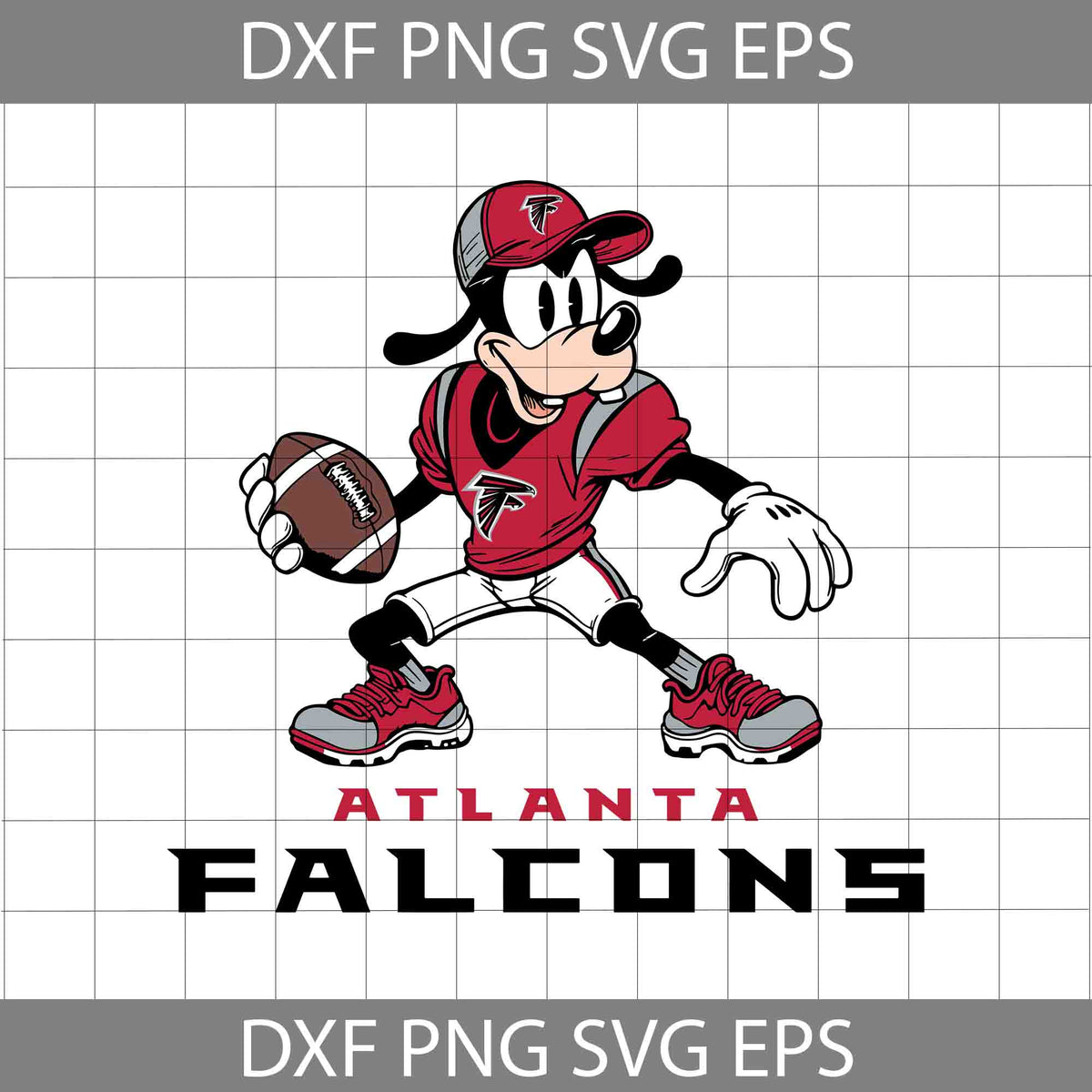 Atlanta Falcons, Atlanta Falcons Svg, NFL, NFL Svg, Goofy Svg, Football ...