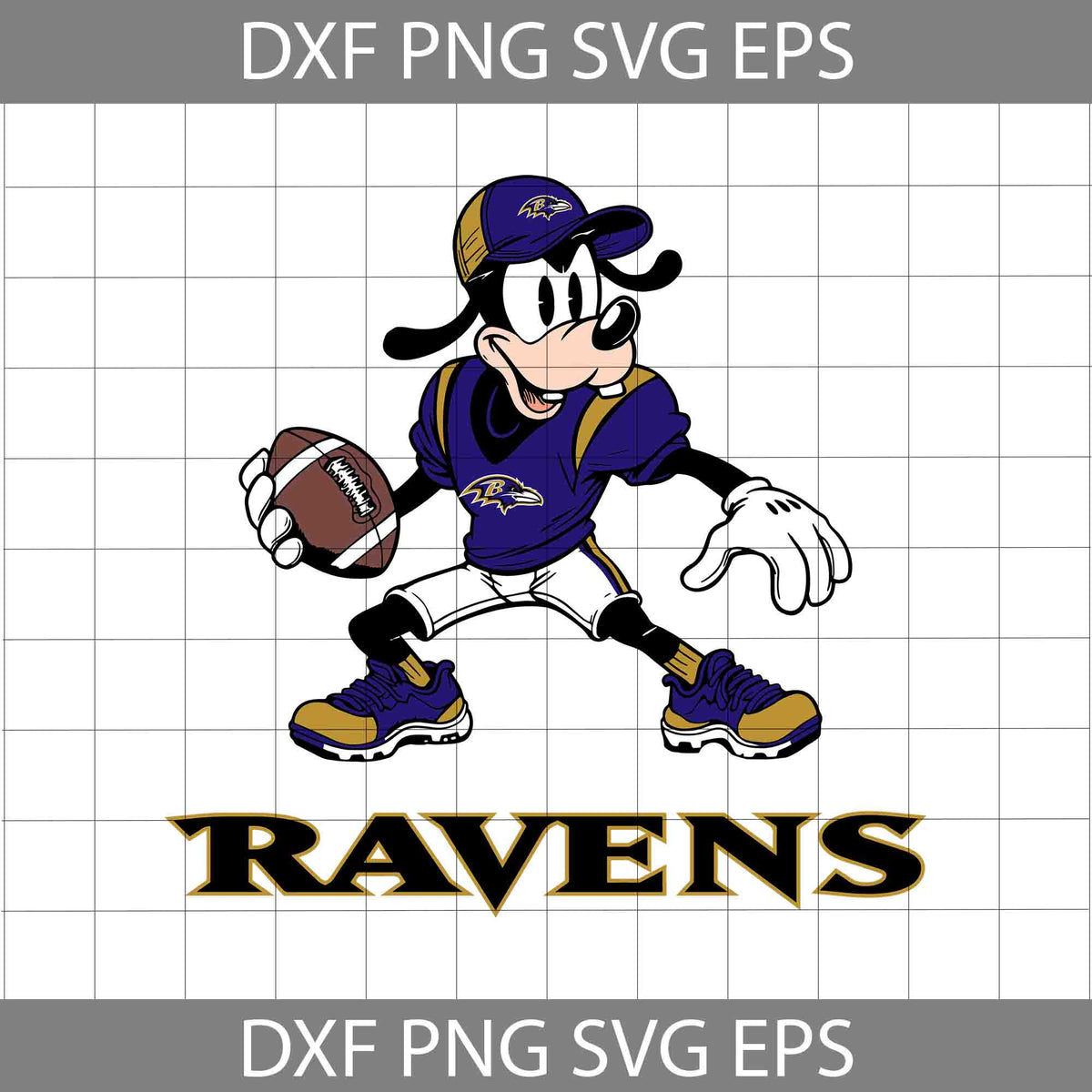 Baltimore Ravens, Baltimore Ravens Svg, NFL, NFL Svg, Goofy Svg ...