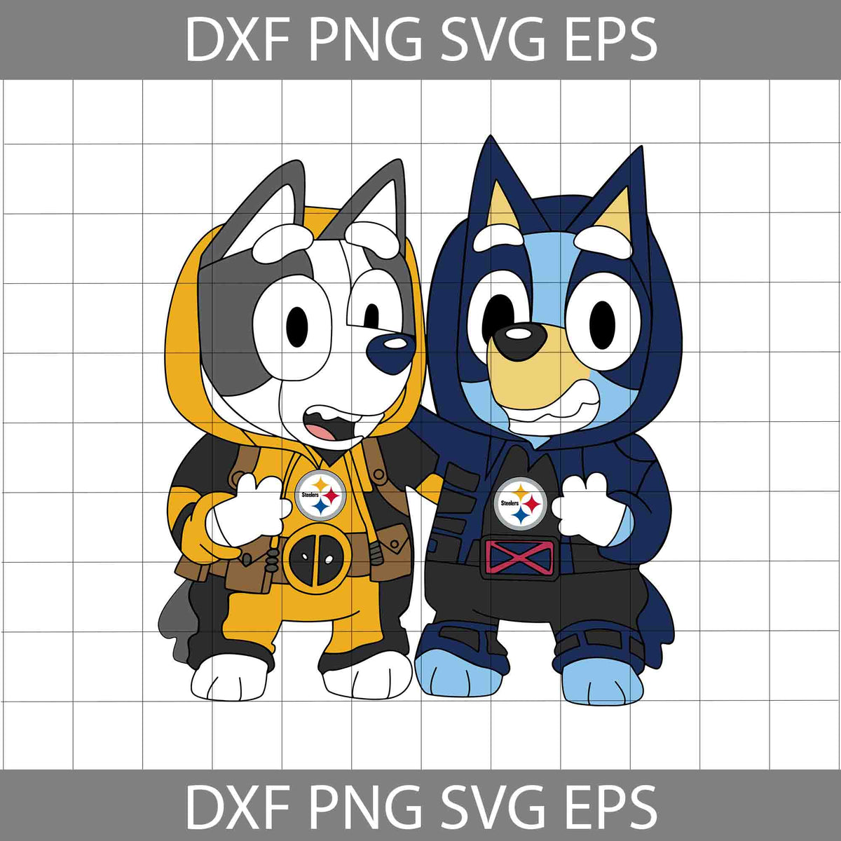 Pittsburgh Steelers, Pittsburgh Steelers Svg, NFL, NFL Svg, Bluey Svg ...