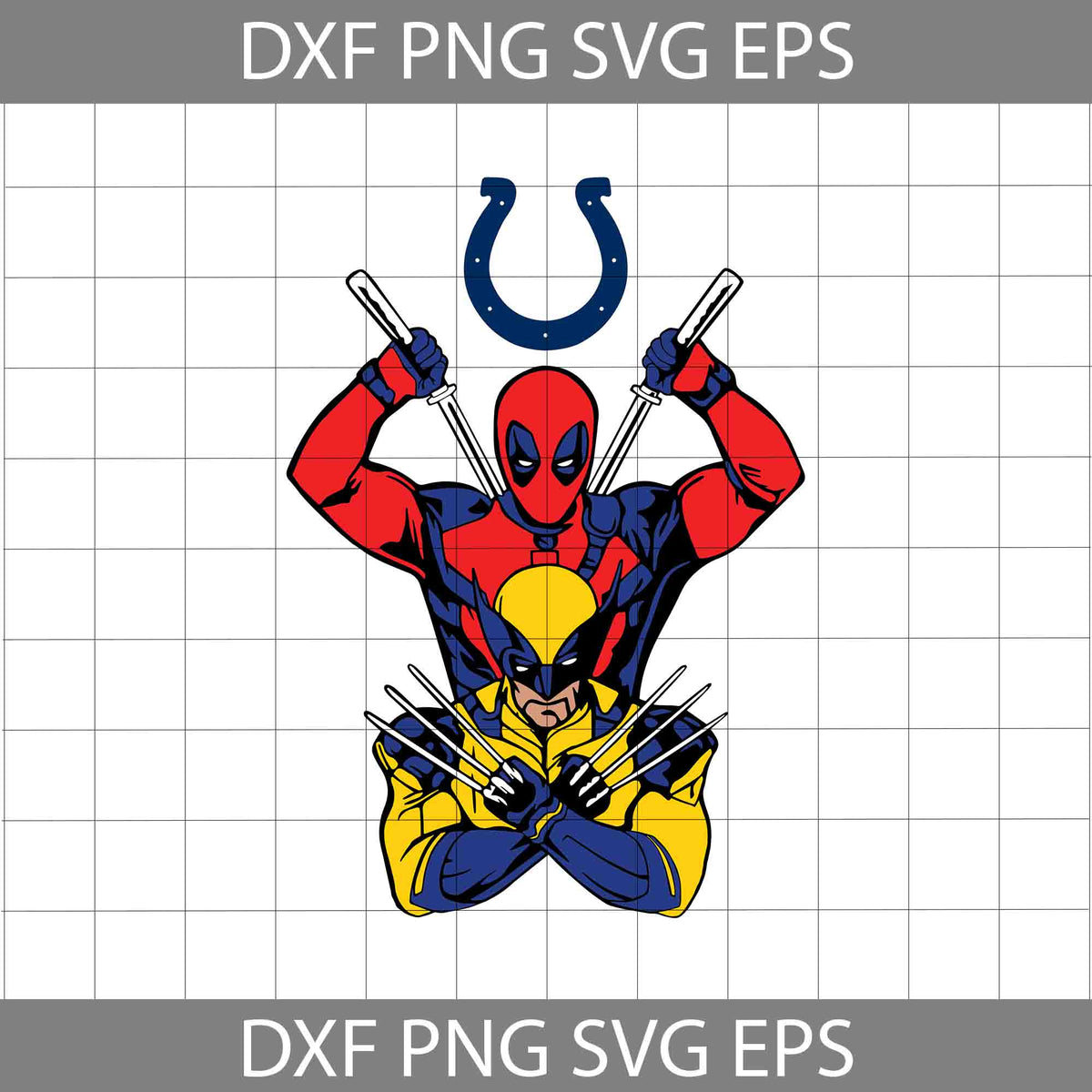 Indianapolis Colts, Indianapolis Colts Svg, NFL, NFL Svg, Deadpool And ...