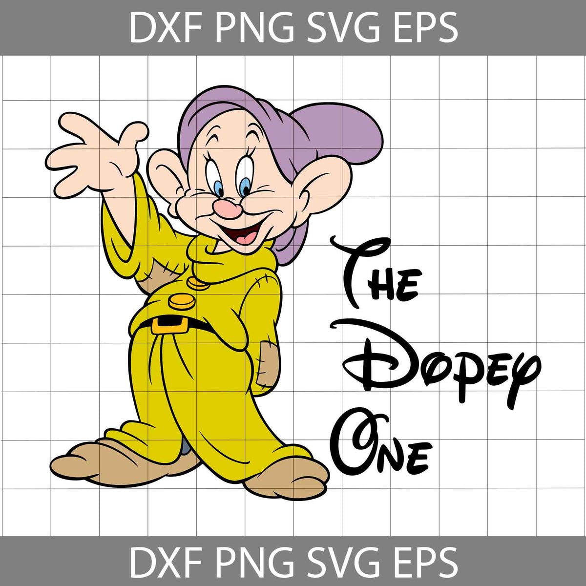 The Dopep One Dwarf Svg, Snow White and the Seven Dwarfs Svg, Princess ...