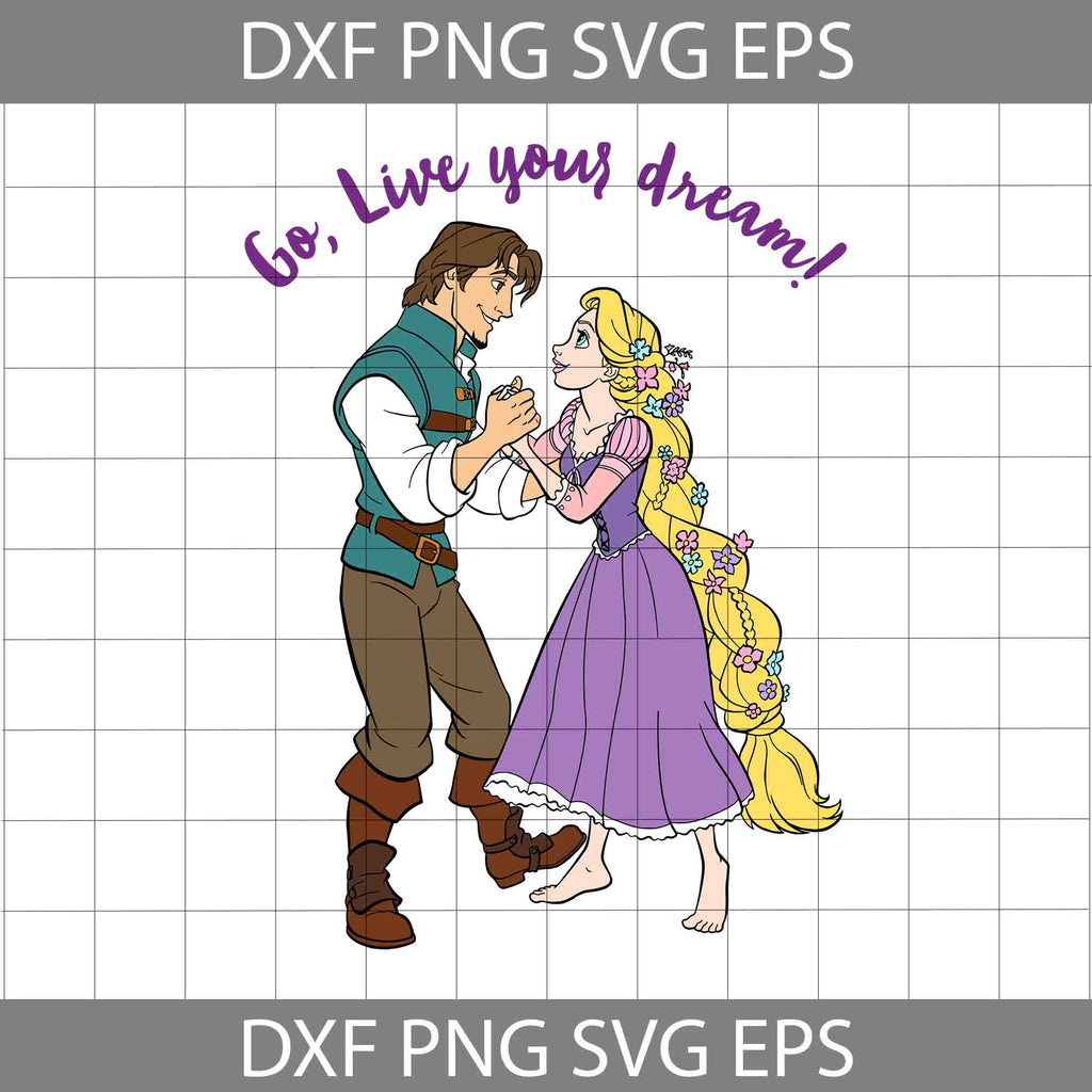 The Lost Princess Svg, Princess Svg, Live Your Dream Svg, Tangled Svg ...