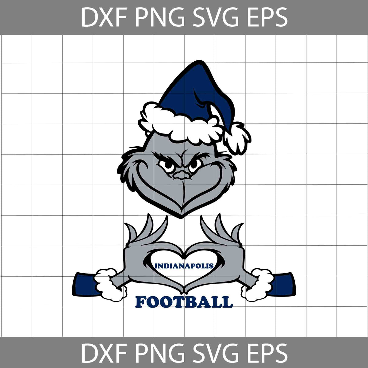 Indianapolis Colts, Indianapolis Colts Svg, NFL, NFL Svg, Grinch Colts ...