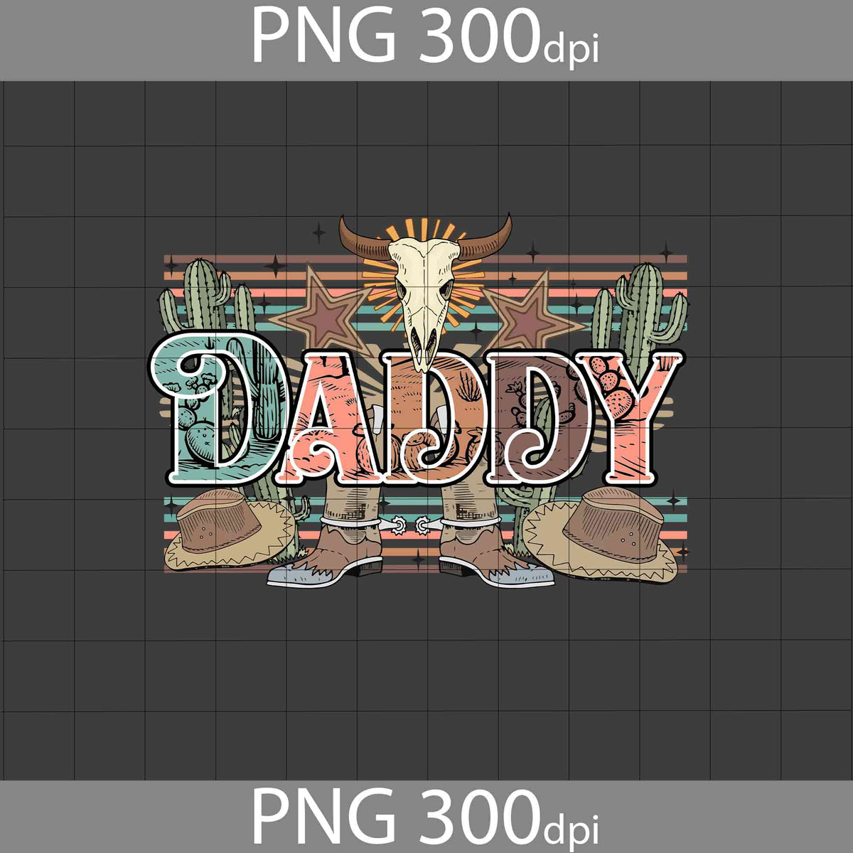 Daddy Png, Western Daddy Png, Western Cow Skull Png, Country Daddy Png ...