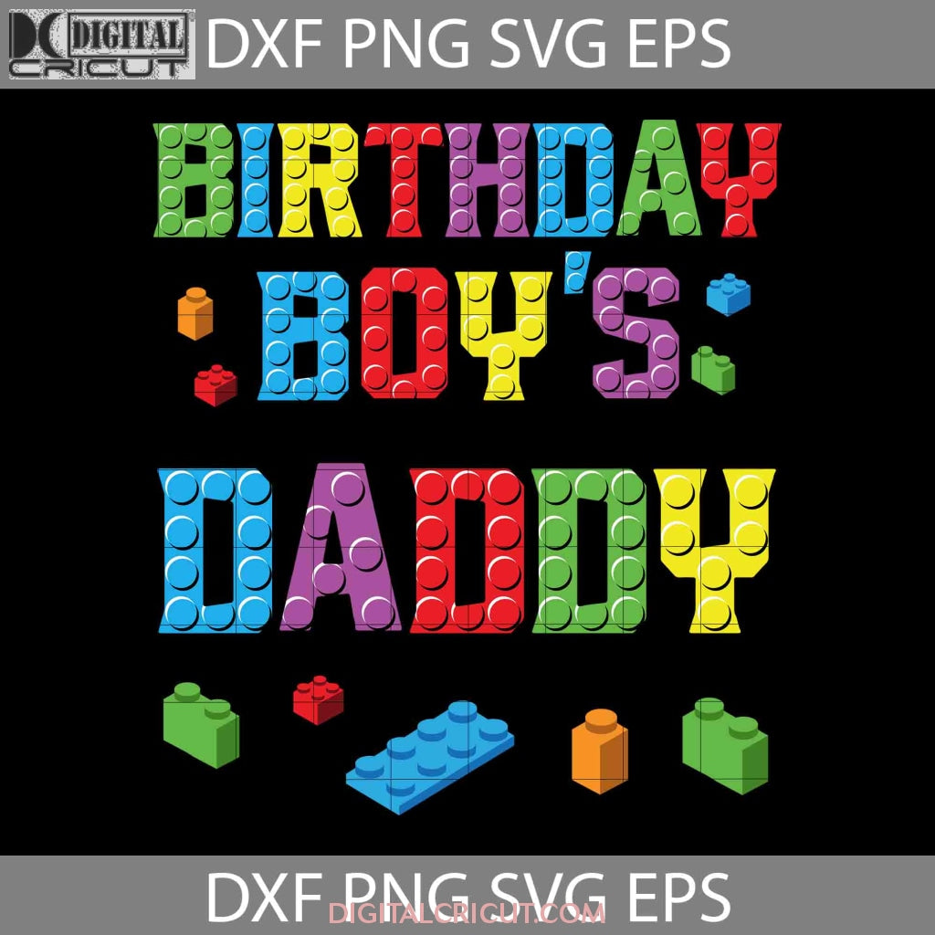 Daddy SVG, Master Builder Daddy Building Bricks Blocks Svg, Father's D ...