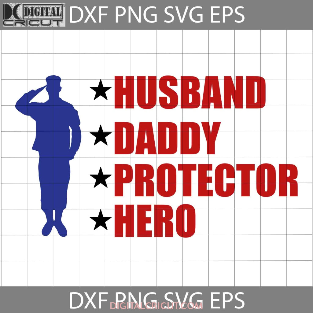 Husband Daddy Protector Svg, Father's Day Svg, Cricut File, Clipart, S ...