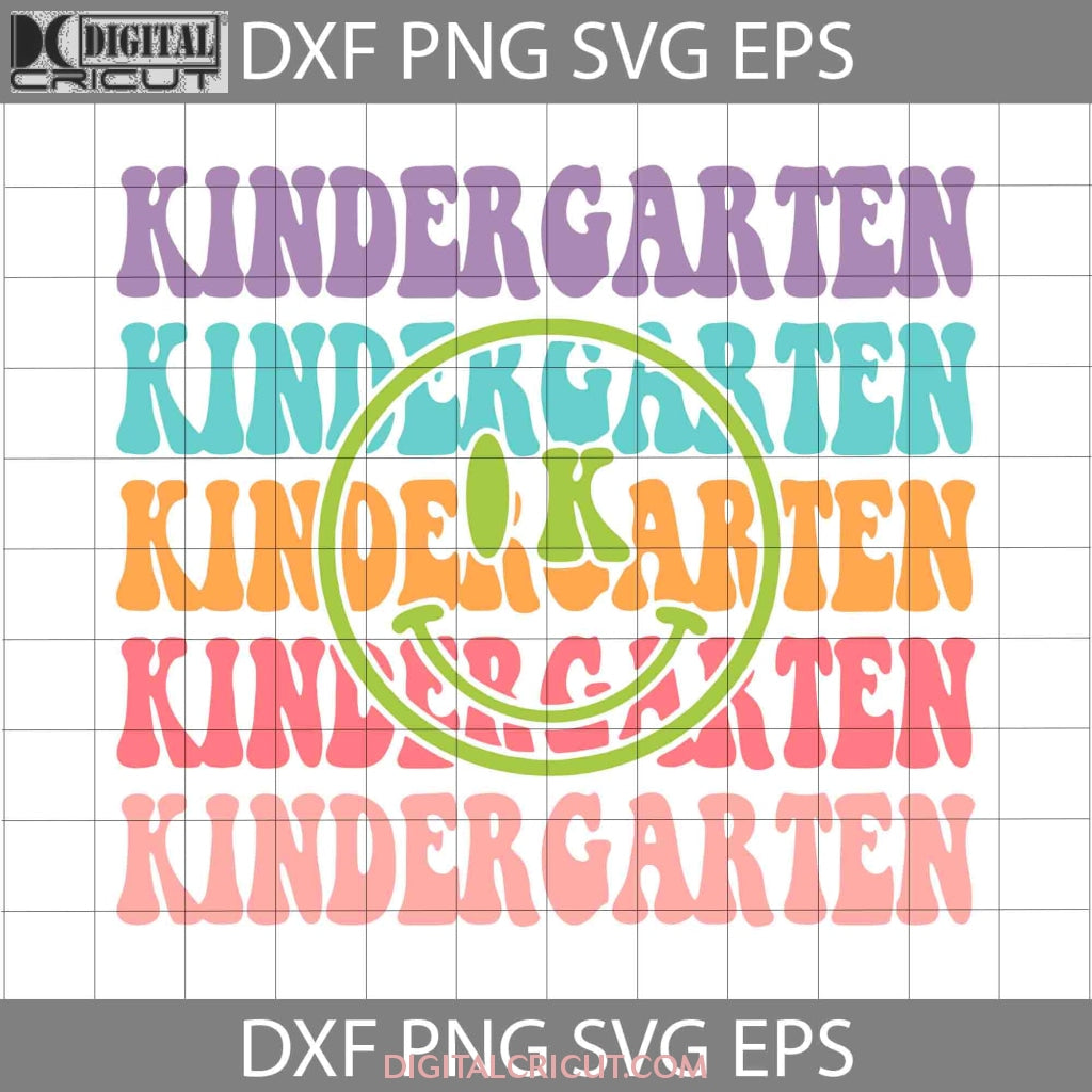 Kindergarten Smiley Face Svg, Smiley Face Svg, Back To School Svg ...