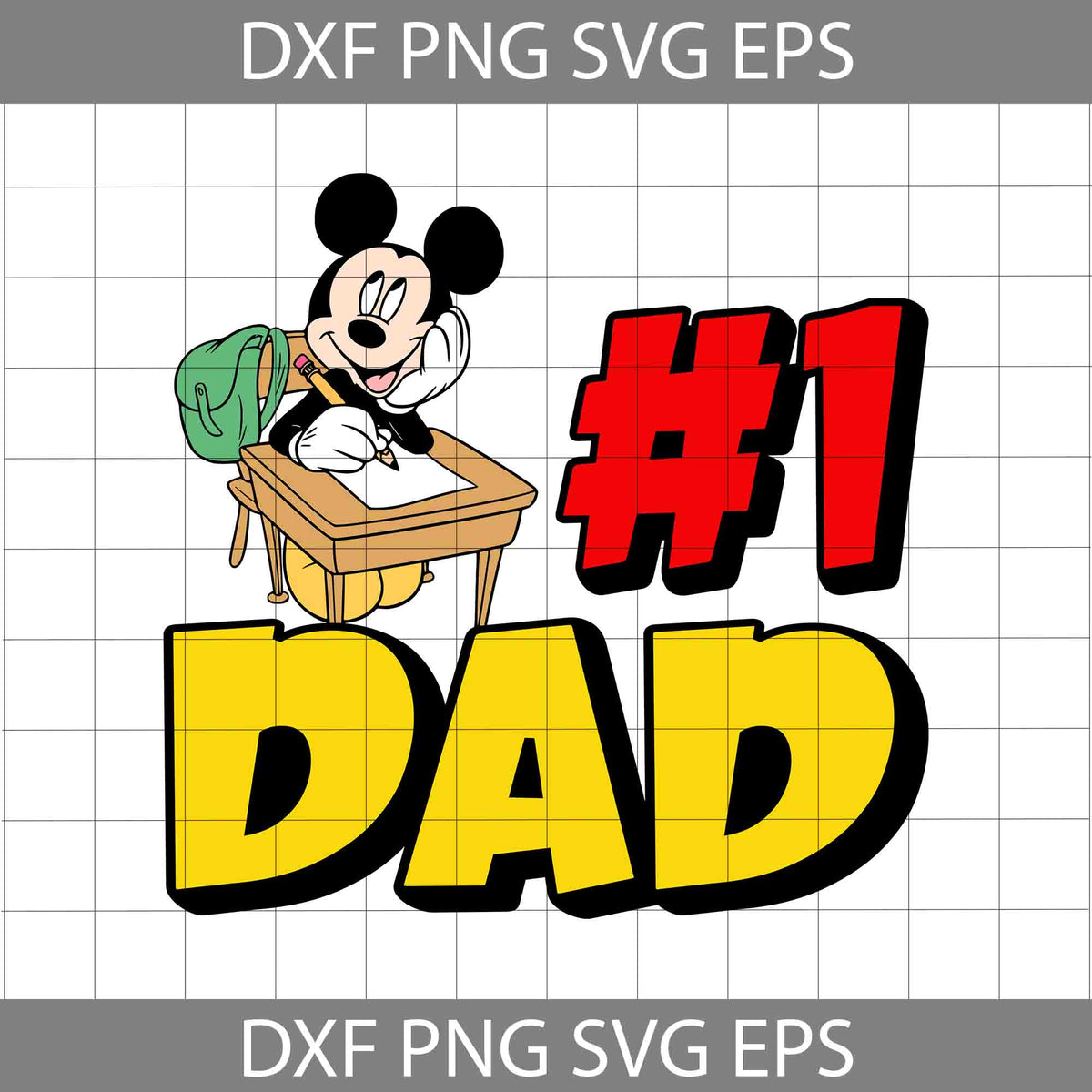 Dad Svg, Mouse Dad Day Svg, Mickey Mouse Svg, Best Day Ever Svg ...