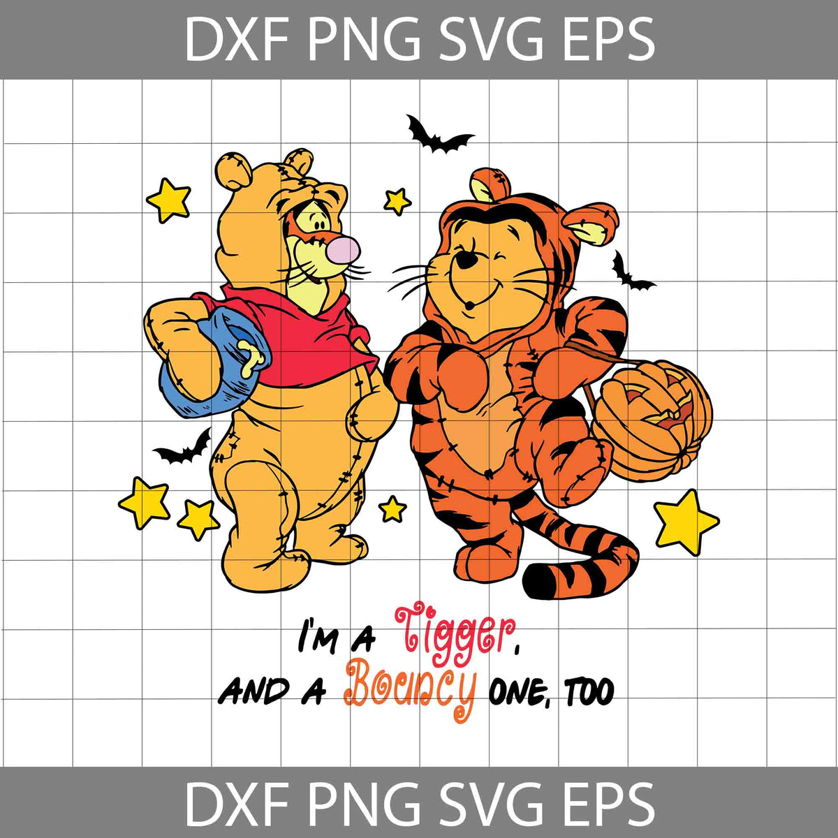 Winnie The Pooh Halloween Im A Tigger Svg, Best Day Ever Svg, Eeyore ...