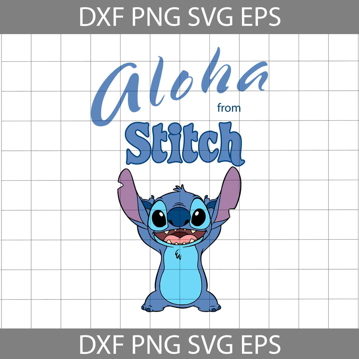 Aloha From Stitch Aloha Svg, Stitch Svg, Cartoon Svg, Cricut File ...