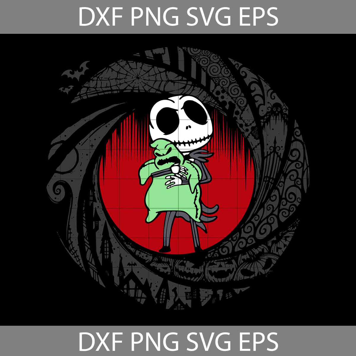 Jack And Baby Oogie Boogie Svg, Baby Oogie Boogie Svg, Jack Skellington ...