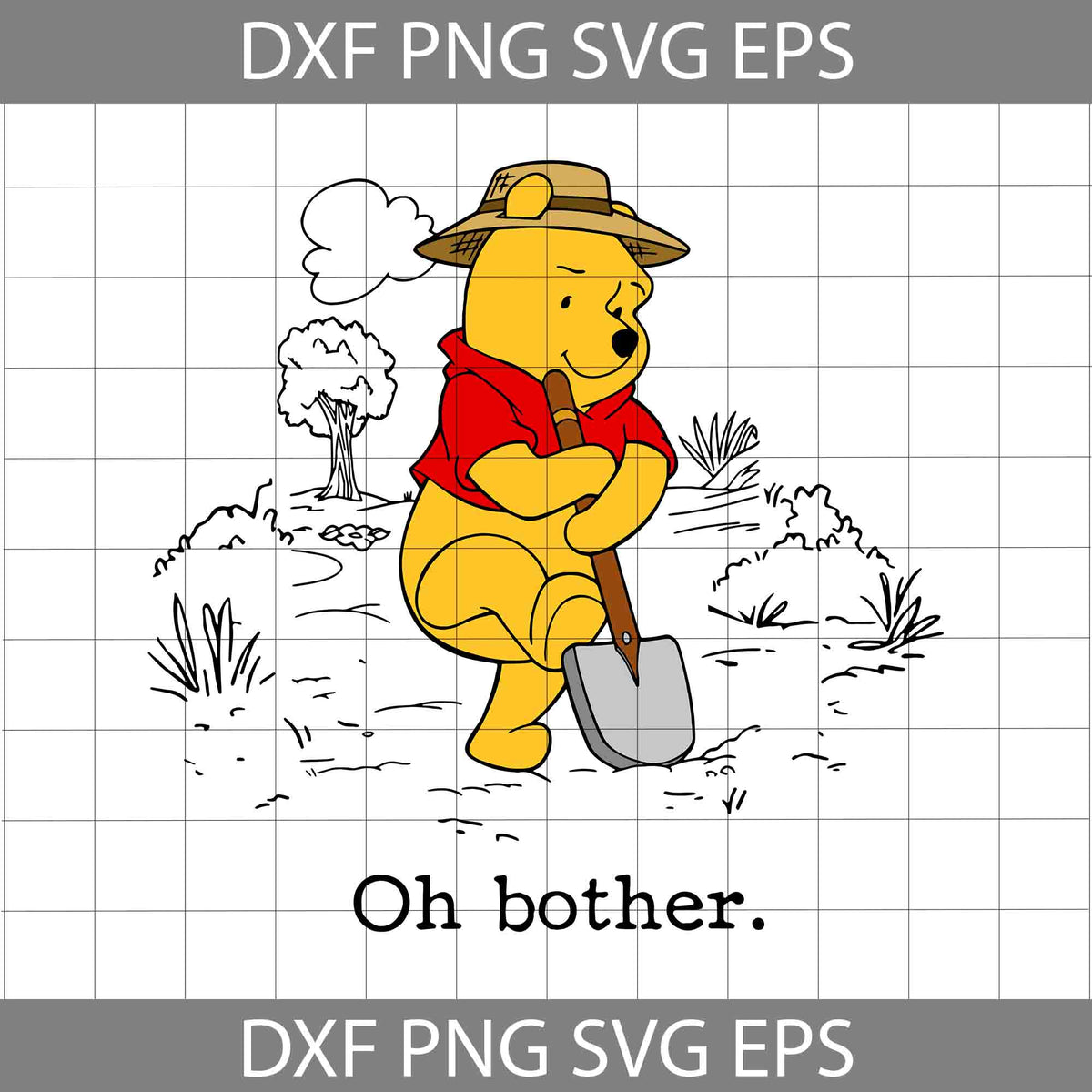 Oh Bother Winnie The Pooh Svg, Winnie The Pooh Svg, Cartoon Svg, Cricut ...