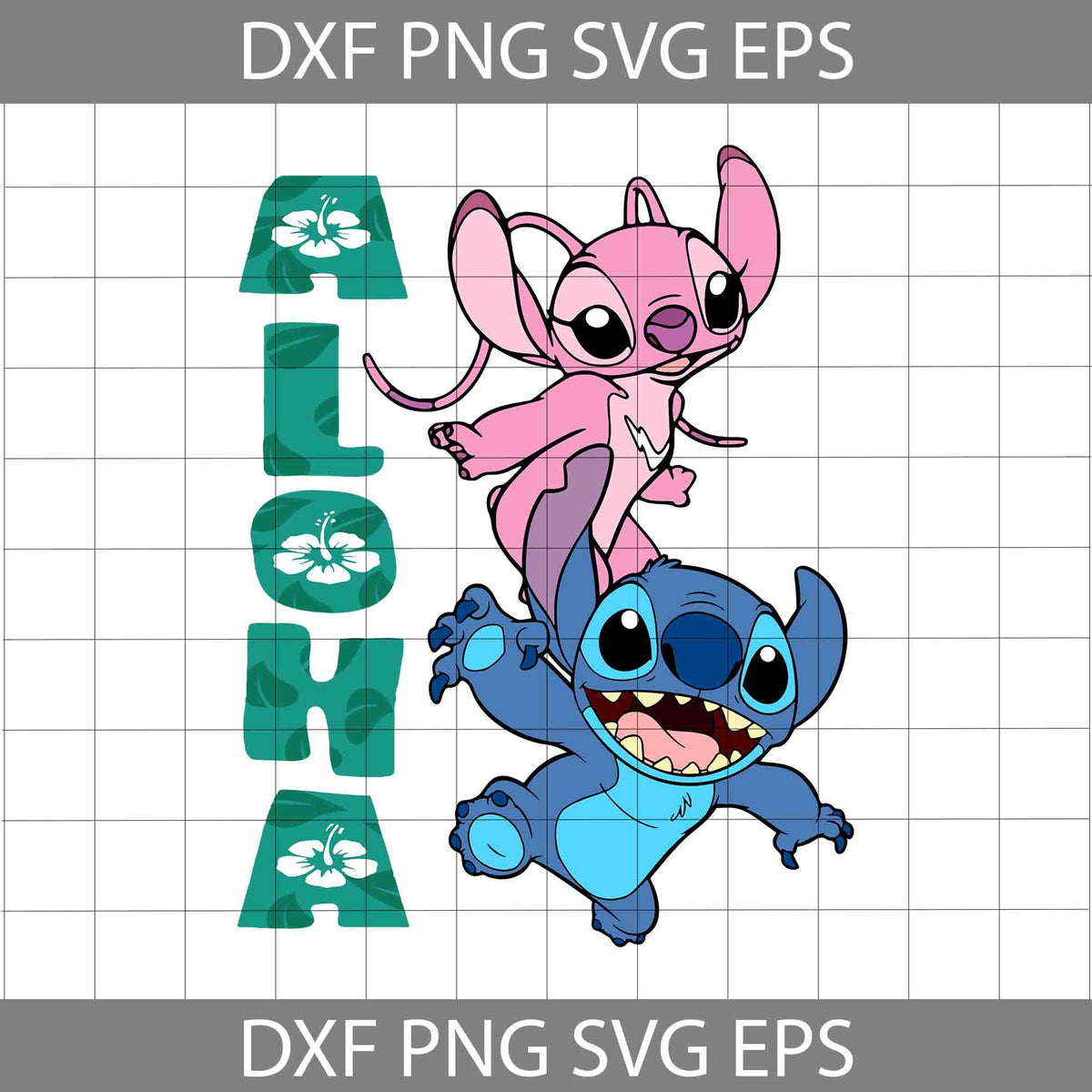 Aloha Stitch Svg, Stitch Svg, Cartoon Svg, Cricut File, Clipart, Svg ...