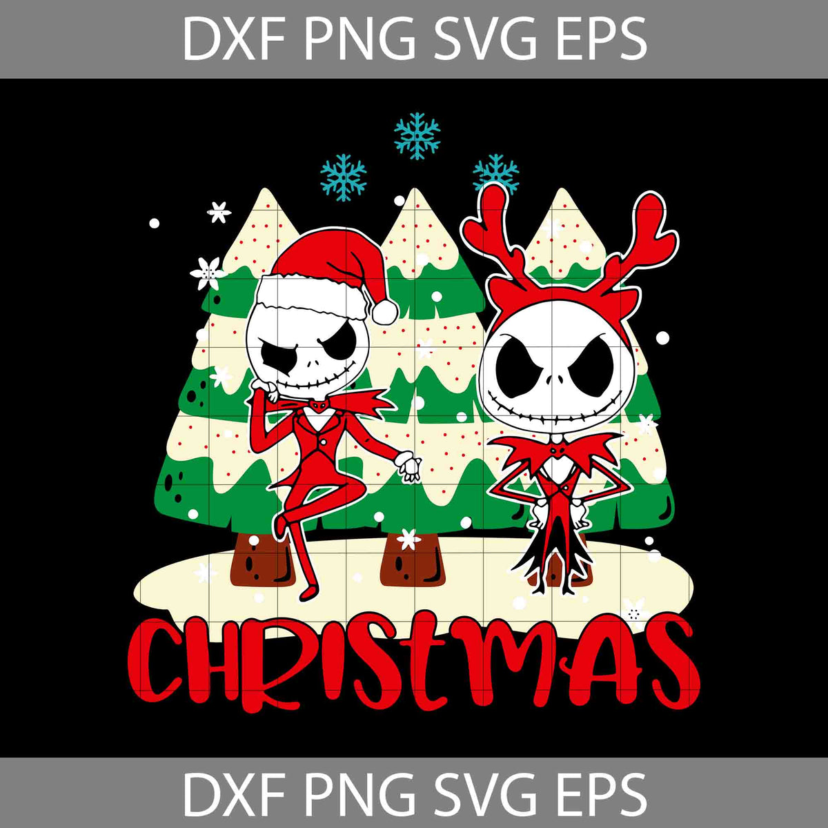 Jack Skellington Merry Christmas Svg, Jack Skellington Svg, Merry ...