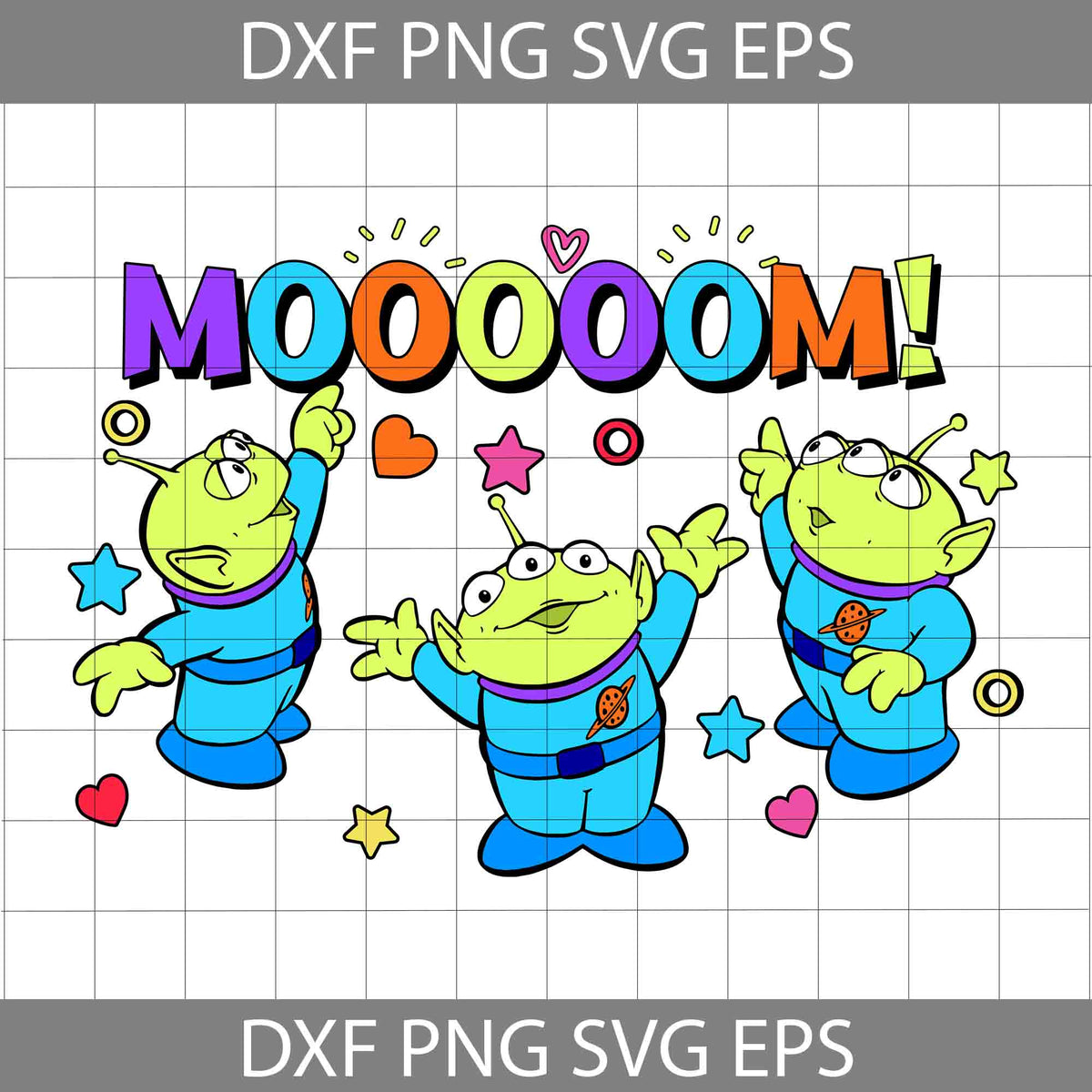 Pizza Planet Alien Mother’s Day Svg, Mooom Svg, Toy Story Mother’s Day ...