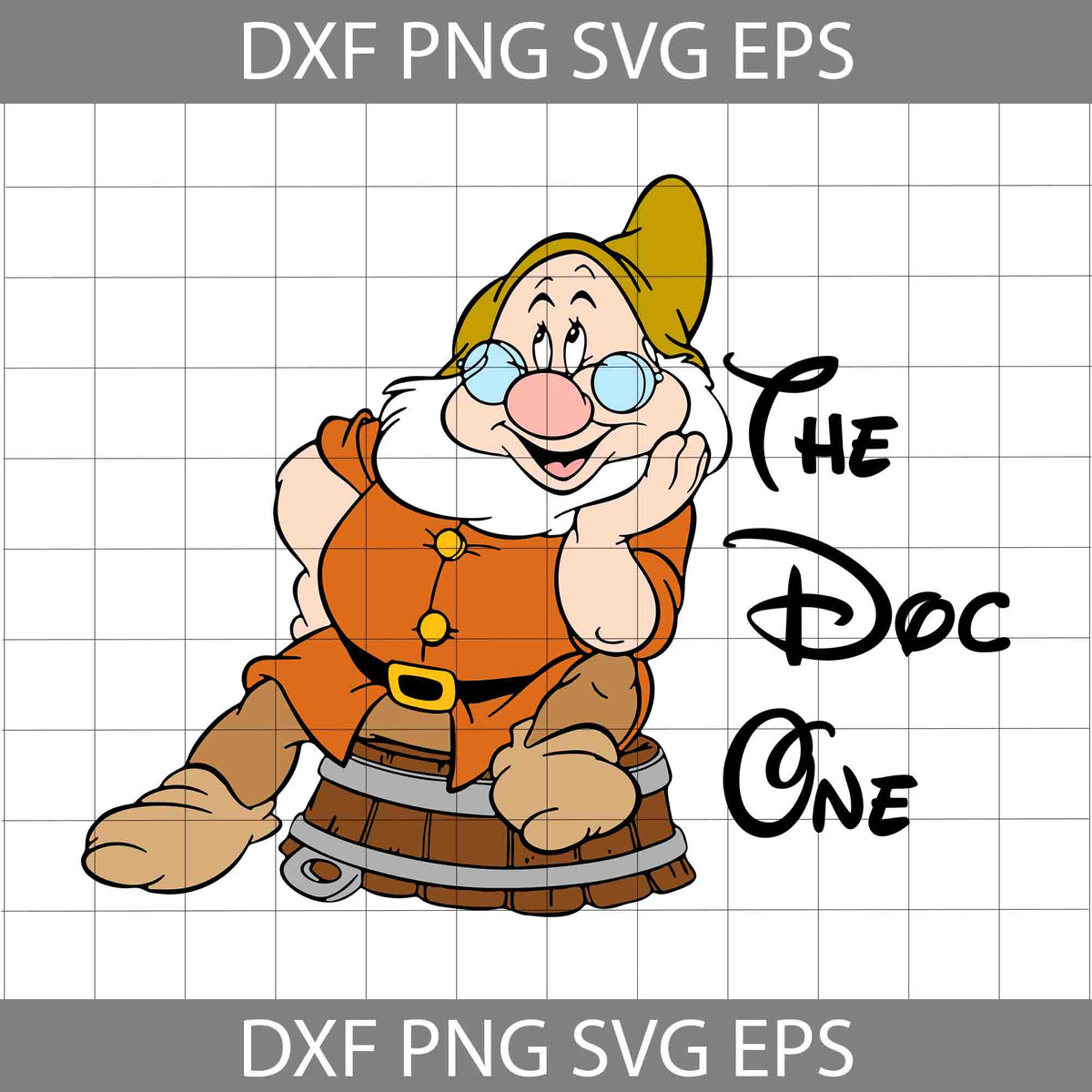The Doc One Dwarf Svg, Snow White and the Seven Dwarfs Svg, Princess ...