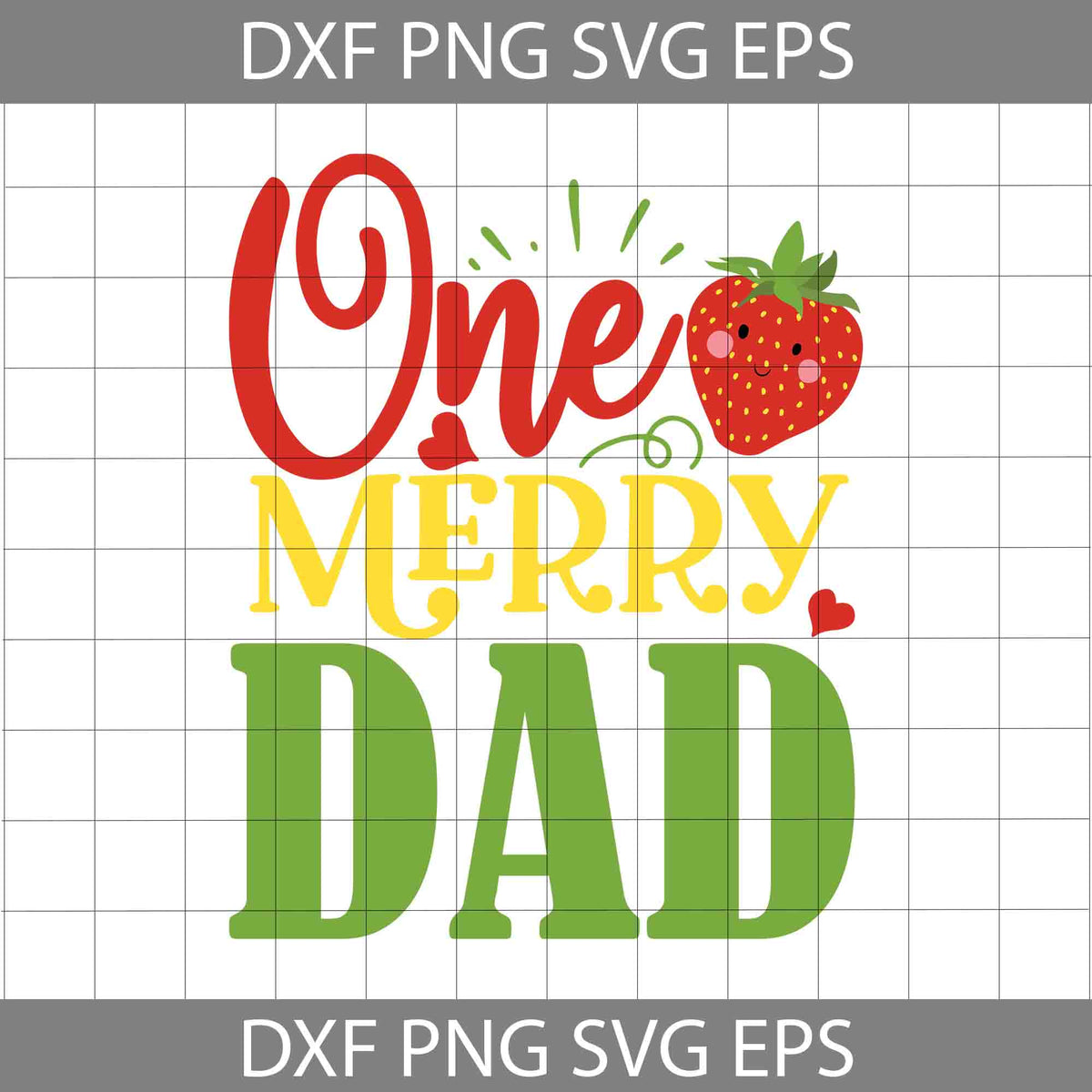 One Merry Dad Svg, Love Dad Svg, Dad Svg, Cartoon Svg, Father's Day Sv ...